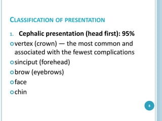 lecture_6_malpresentation, fetal position | PPT