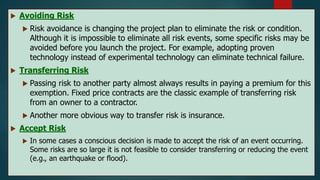 Lecture 6 Managing risk.pptx | Civil Engineering Industry | Industries