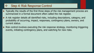Lecture 6 Managing risk.pptx | Civil Engineering Industry | Industries