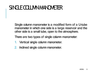 Lecture 6 Manometers.pptx