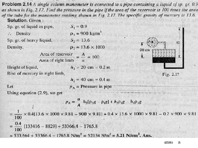 Lecture 6 Manometers.pptx