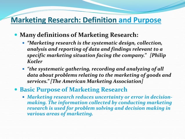 Lecture 6 Market Research in powerpointt | PPT