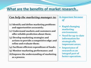 Lecture 6 Market Research in powerpointt | PPT