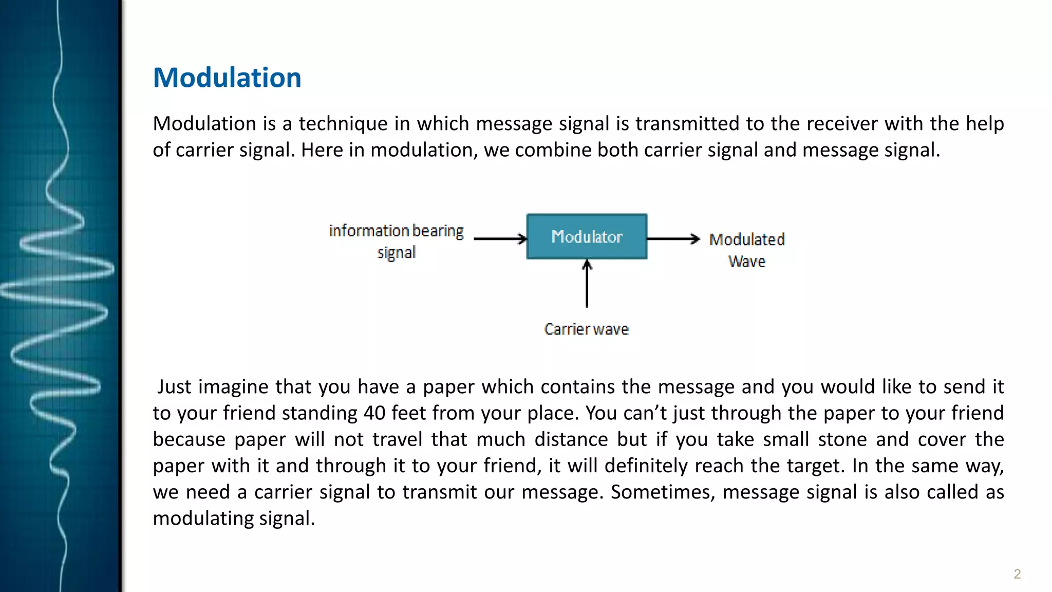 Lecture6 modulation | PDF