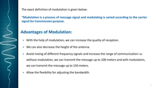 Lecture6 modulation | PDF