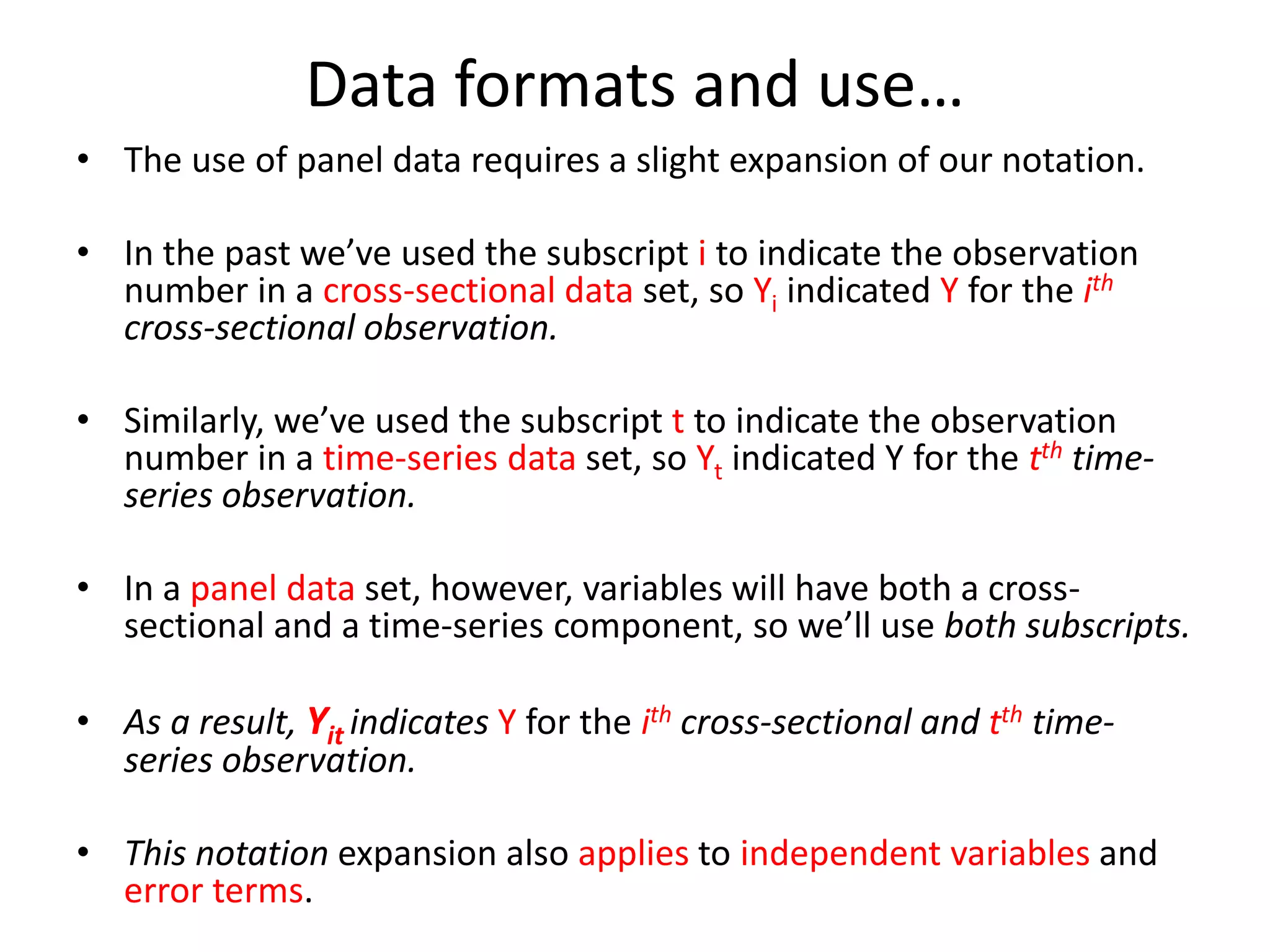 Lecture 6_Panel Data Models.pdf | Physics | Science