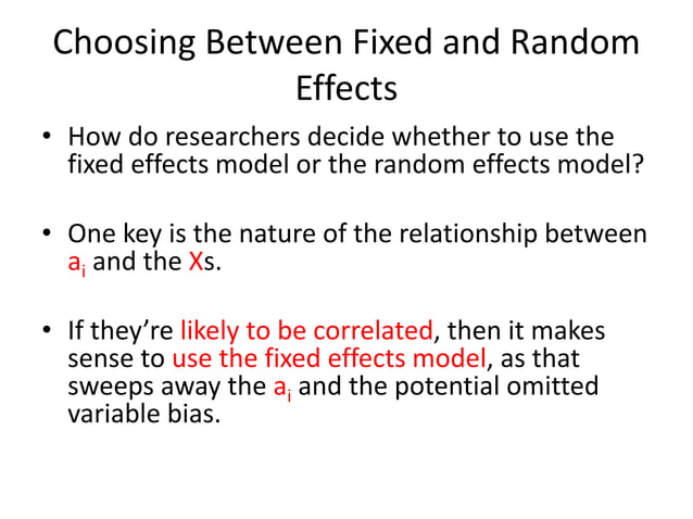 Lecture 6 Panel Data Models Pdf