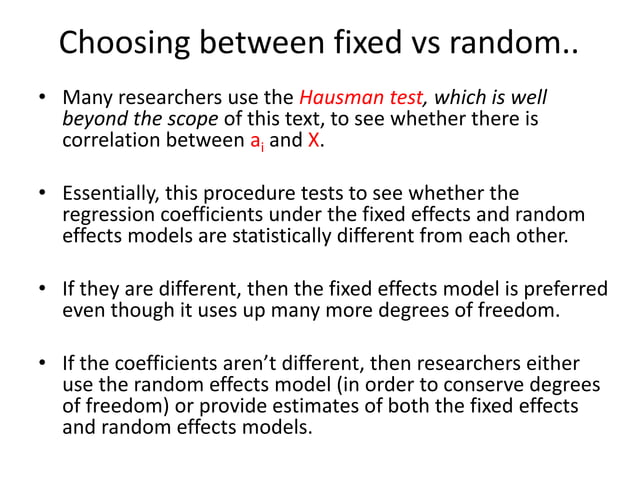 Lecture 6 Panel Data Models Pdf