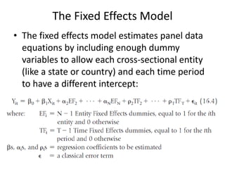Lecture 6_Panel Data Models.pdf | Physics | Science