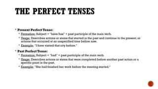 Lecture 6 Perfect Tense English Tenses education .pptx