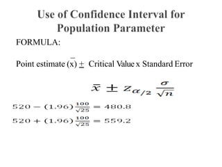 Lecture 6 Point and Interval Estimation.pptx