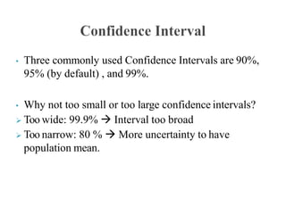 Lecture 6 Point and Interval Estimation.pptx