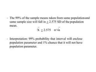Lecture 6 Point and Interval Estimation.pptx
