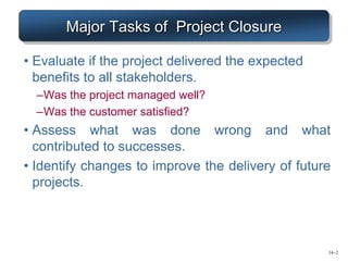 Lecture 6 Project Audit & Closure.ppt