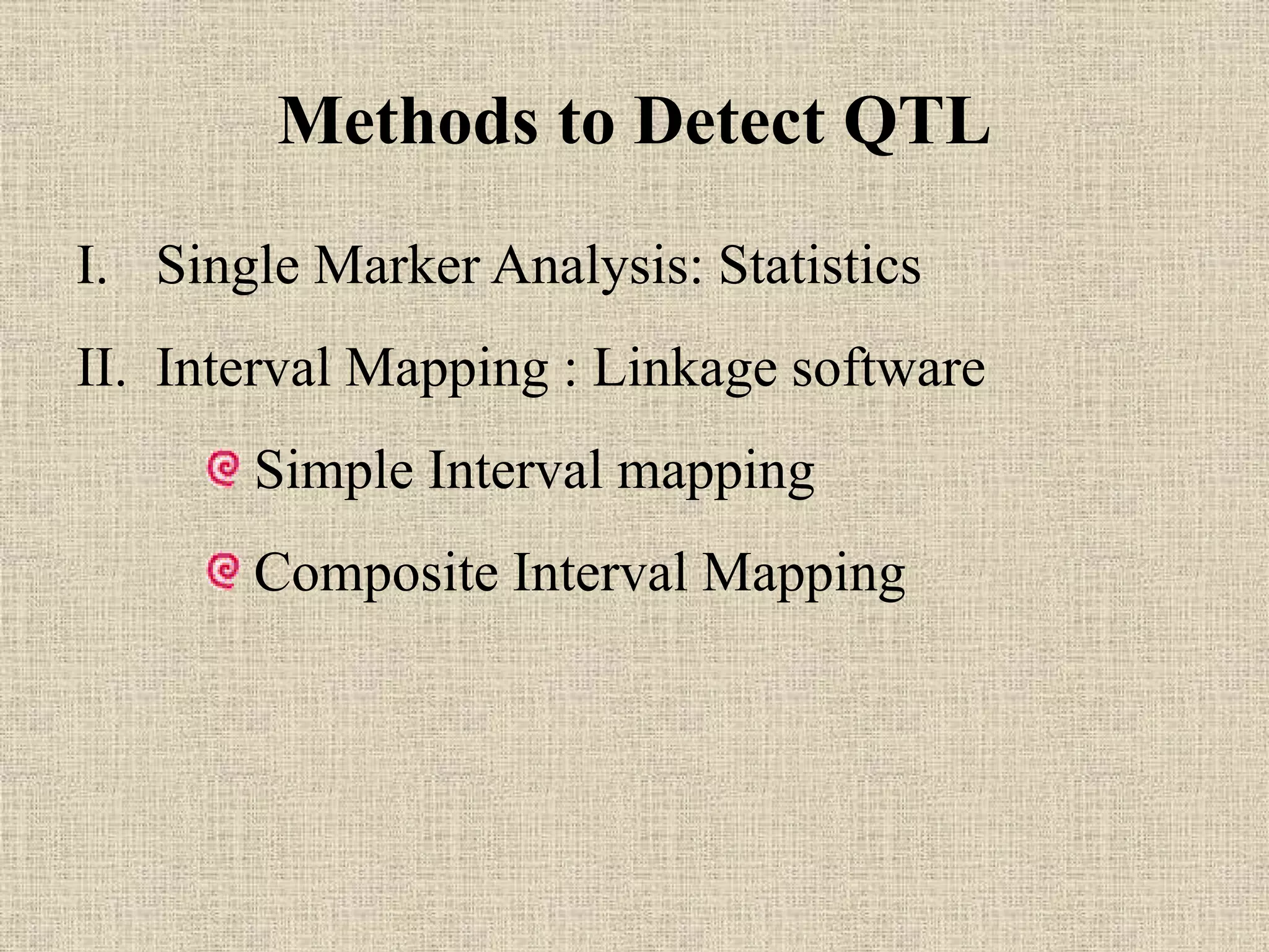 Qtl mapping | PPTX
