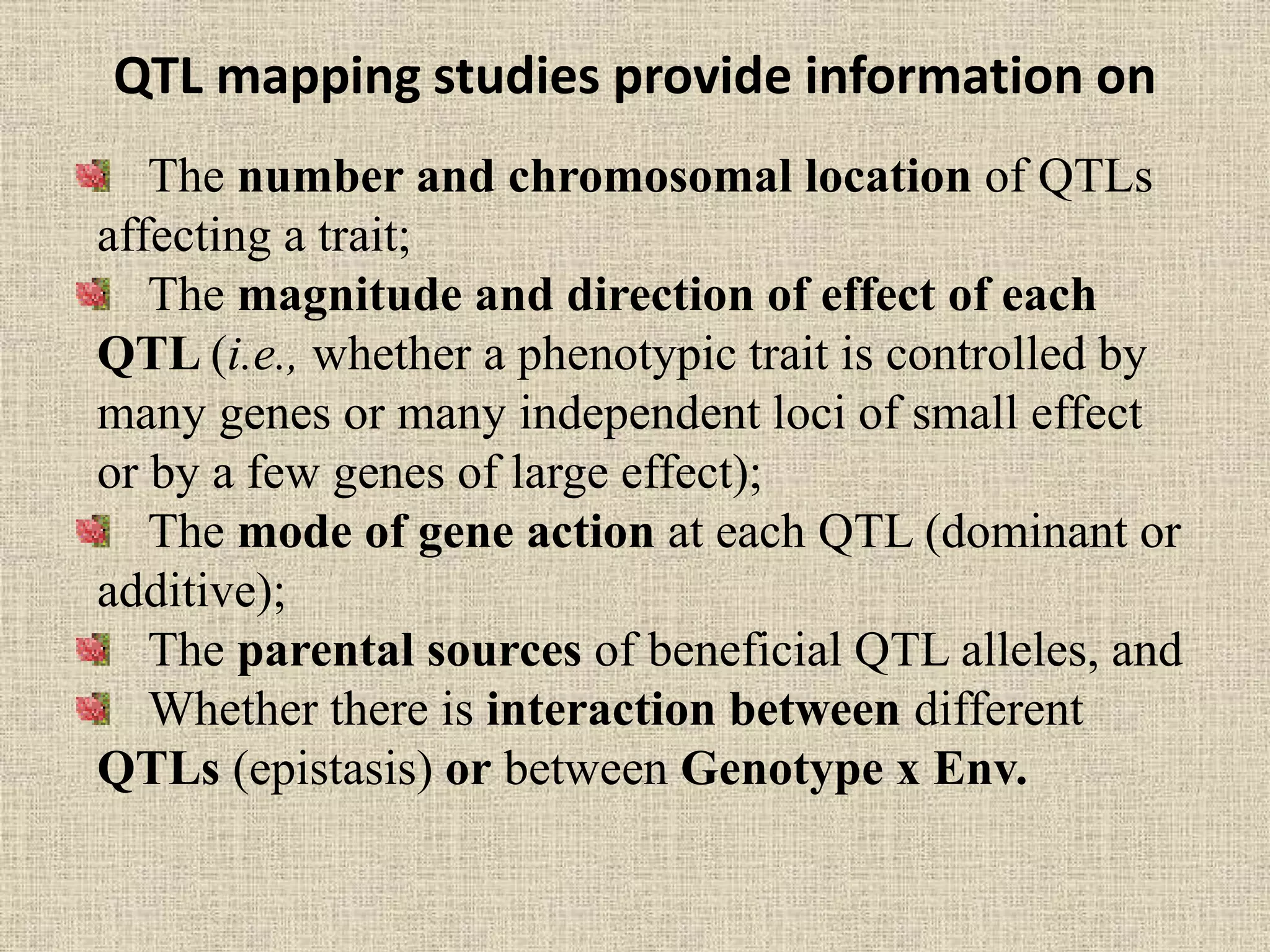 Qtl mapping | PPTX