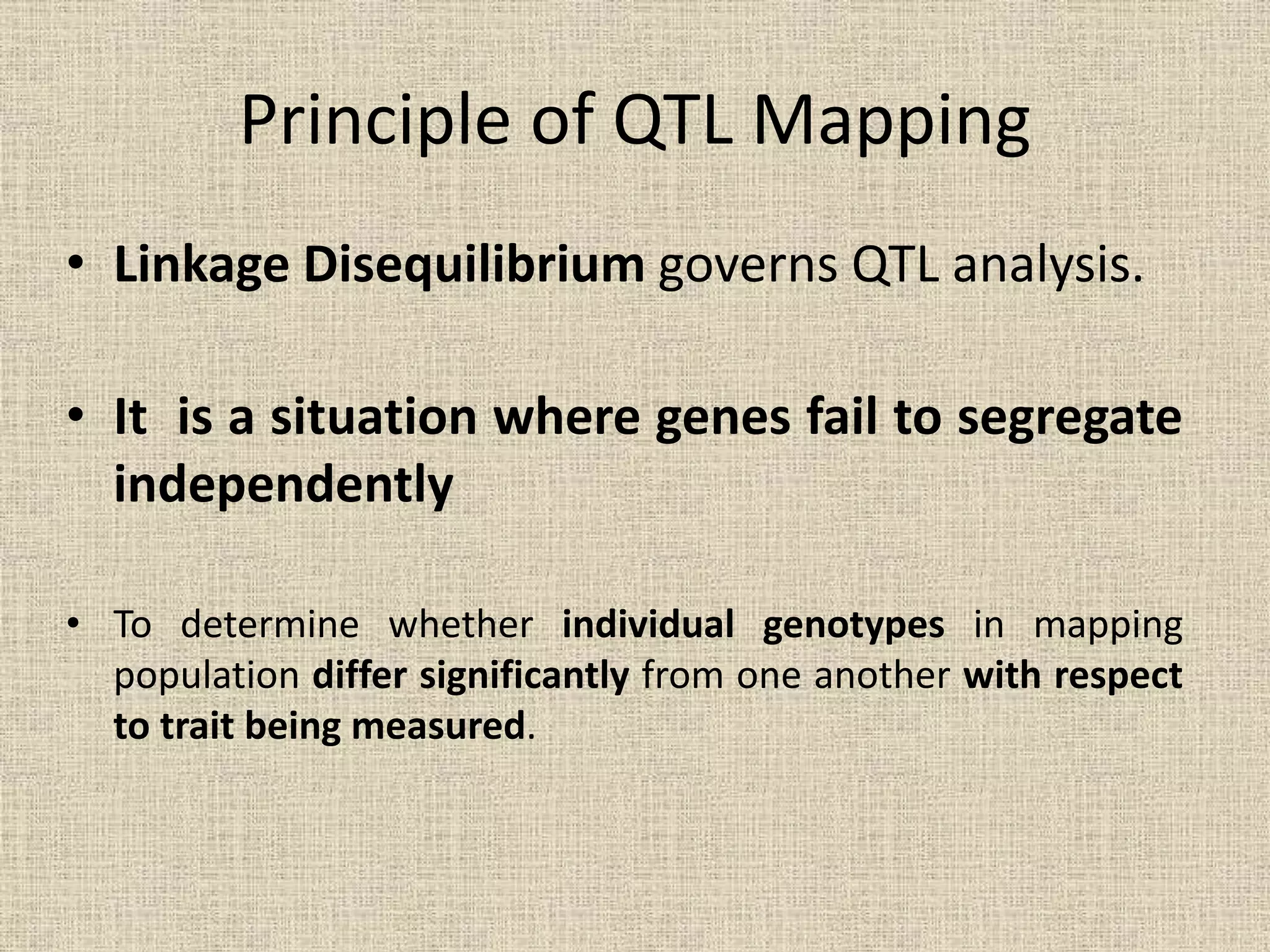 Qtl mapping | PPTX
