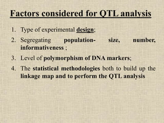 Qtl mapping | PPTX