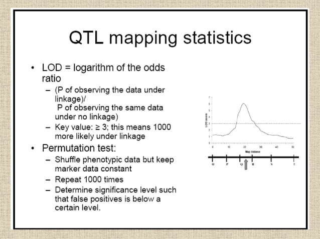 Qtl mapping | PPTX | Genetics | Science