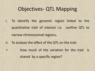 Qtl mapping | PPTX