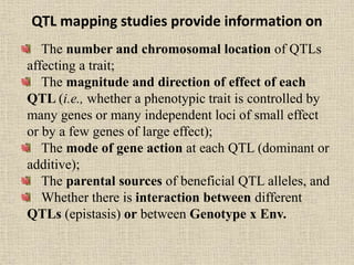 Qtl mapping | PPTX