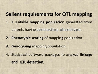 Qtl mapping | PPTX