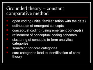 Lecture 6 qualitative data analysis | PPT