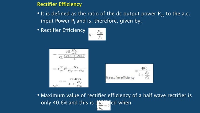 Lecture 6 Rectifiers.ppt | Consumer Electronics | Technology & Computing