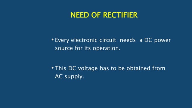 Lecture 6 Rectifiers.ppt | Consumer Electronics | Technology & Computing