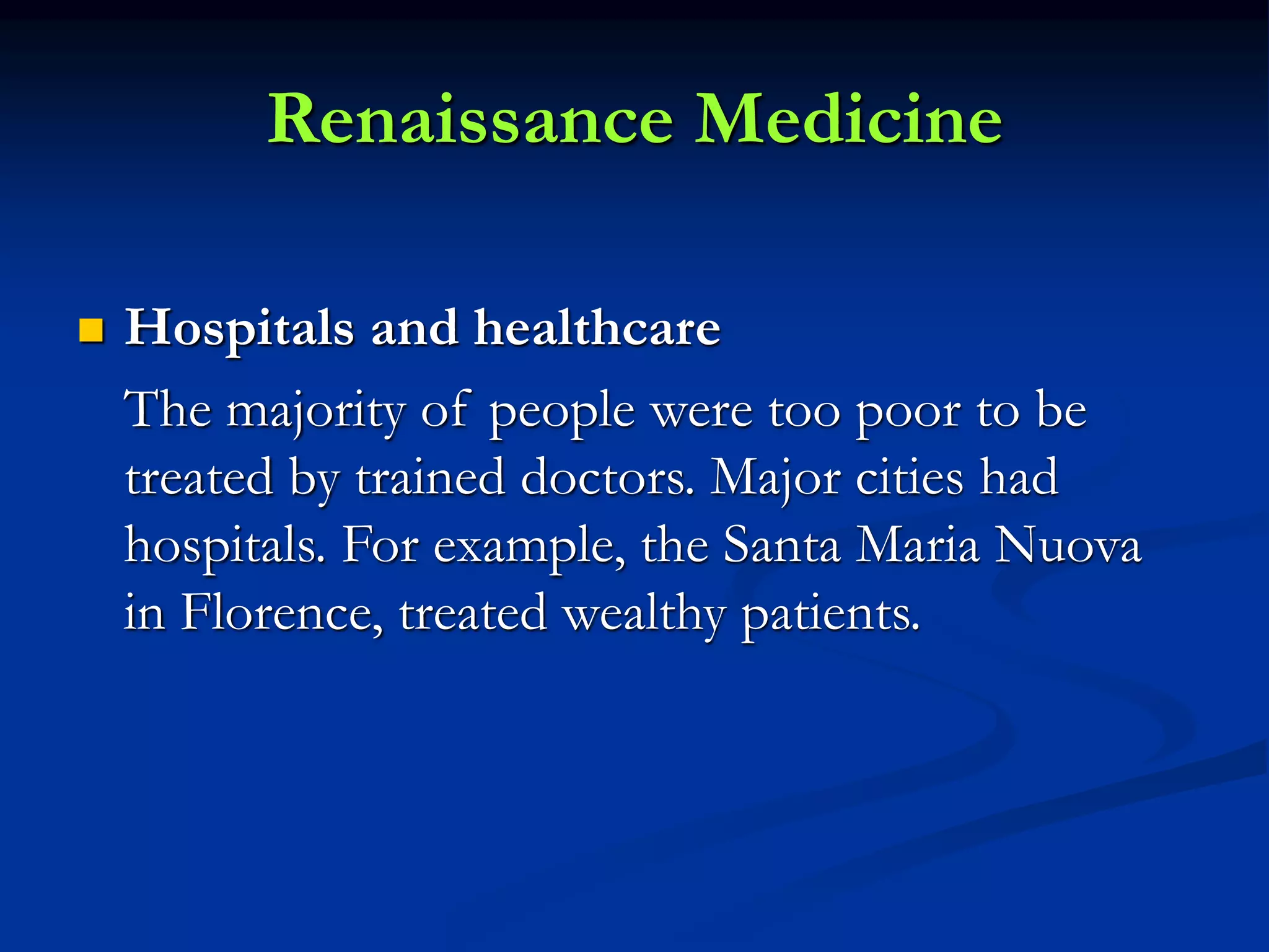 lecture 6 Renaissance Medicine.ppt