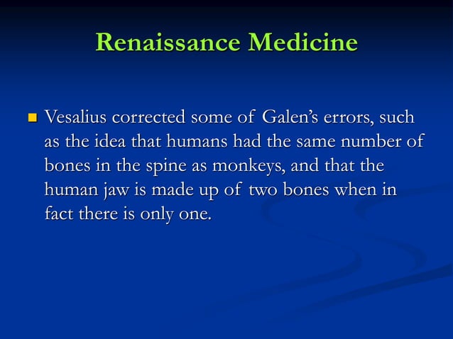 lecture 6 Renaissance Medicine.ppt