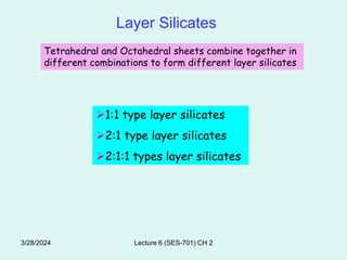 Chemical Composition of Soil-Lecture 6 (SES-701) CH. 2.ppt