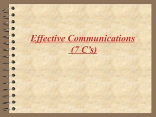 7Cs of COMMUNICATION | PPT