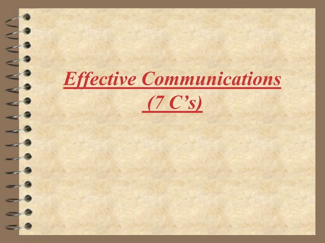 7c's in communication | PPT