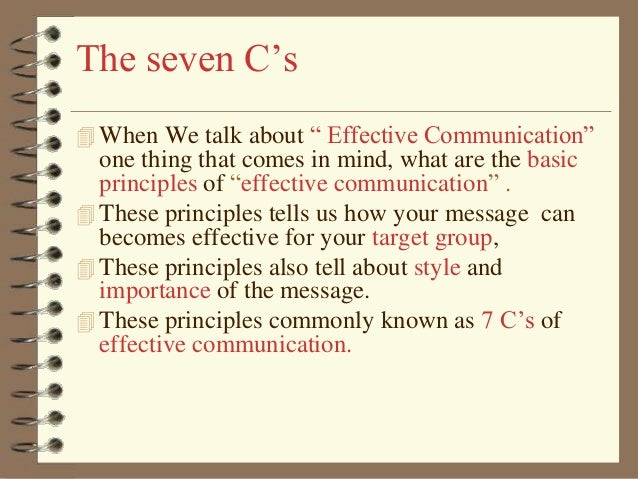 7c's In Communication