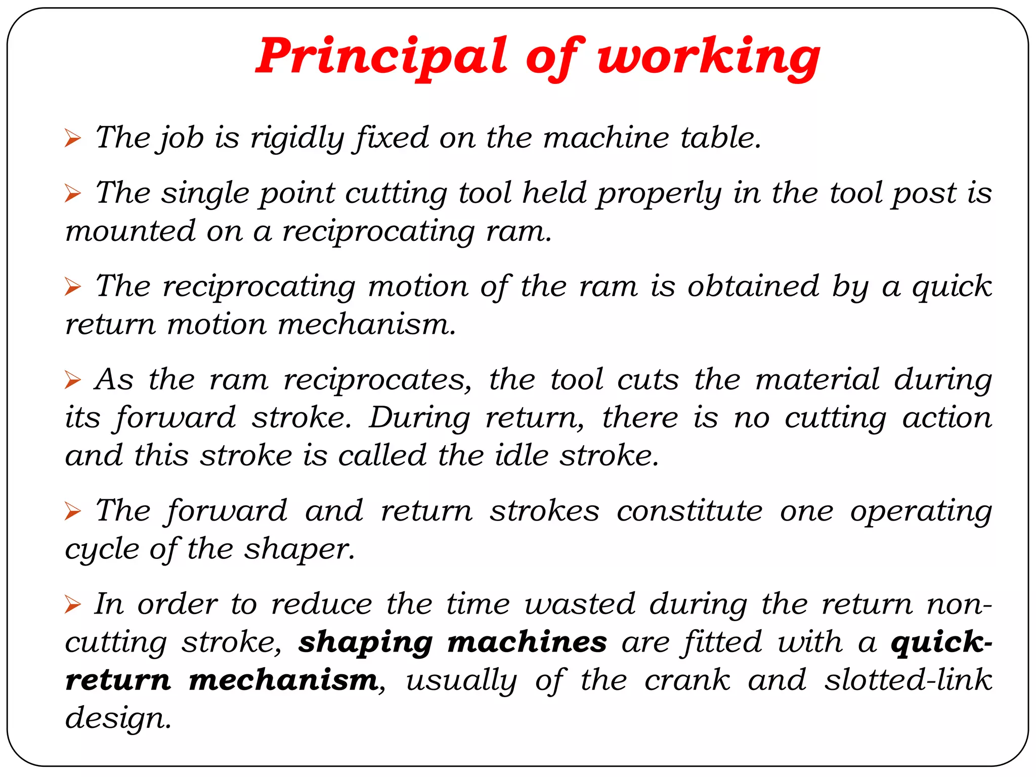 Lecture 6 shaping and planing | PDF