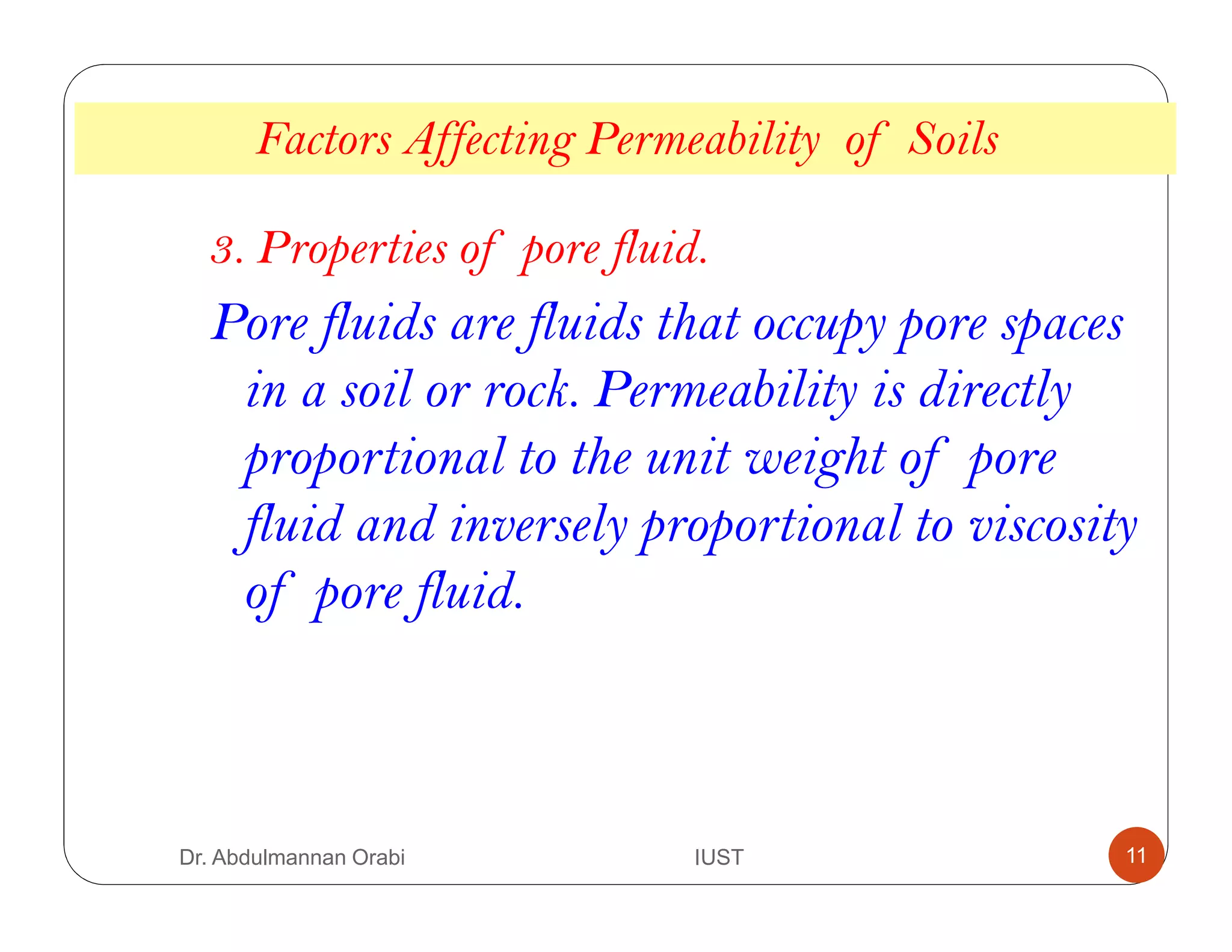 Lecture 6 soil permeability | PDF
