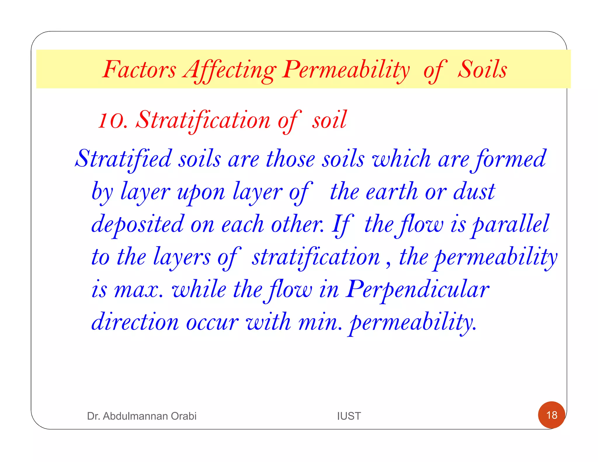 Lecture 6 soil permeability | PDF
