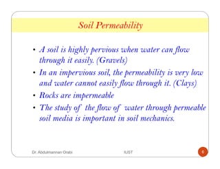 Lecture 6 soil permeability | PDF