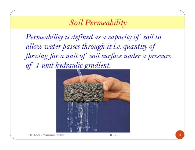 Lecture 6 soil permeability