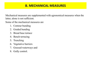 Lecture 6 soil & water conservation | PPTX