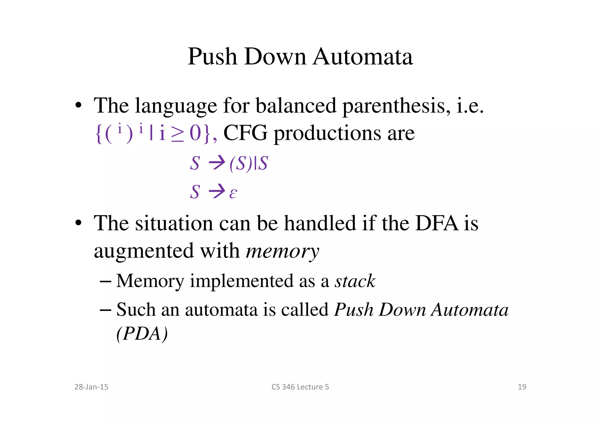 Lecture6 syntax analysis_2 | PPT