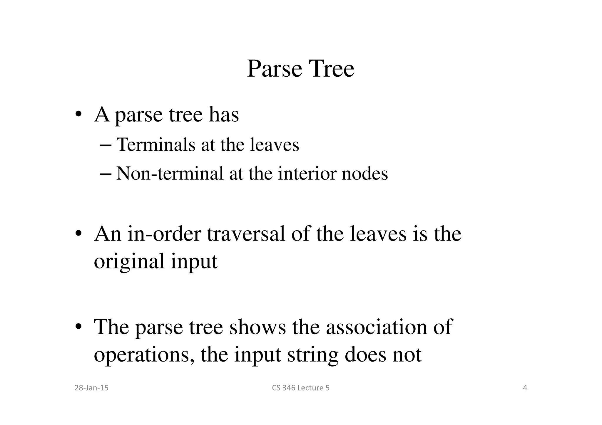 Lecture6 syntax analysis_2 | PPT
