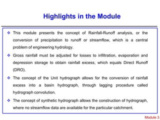 Lecture 6 Synthetic unit hydrograph notes.pdf