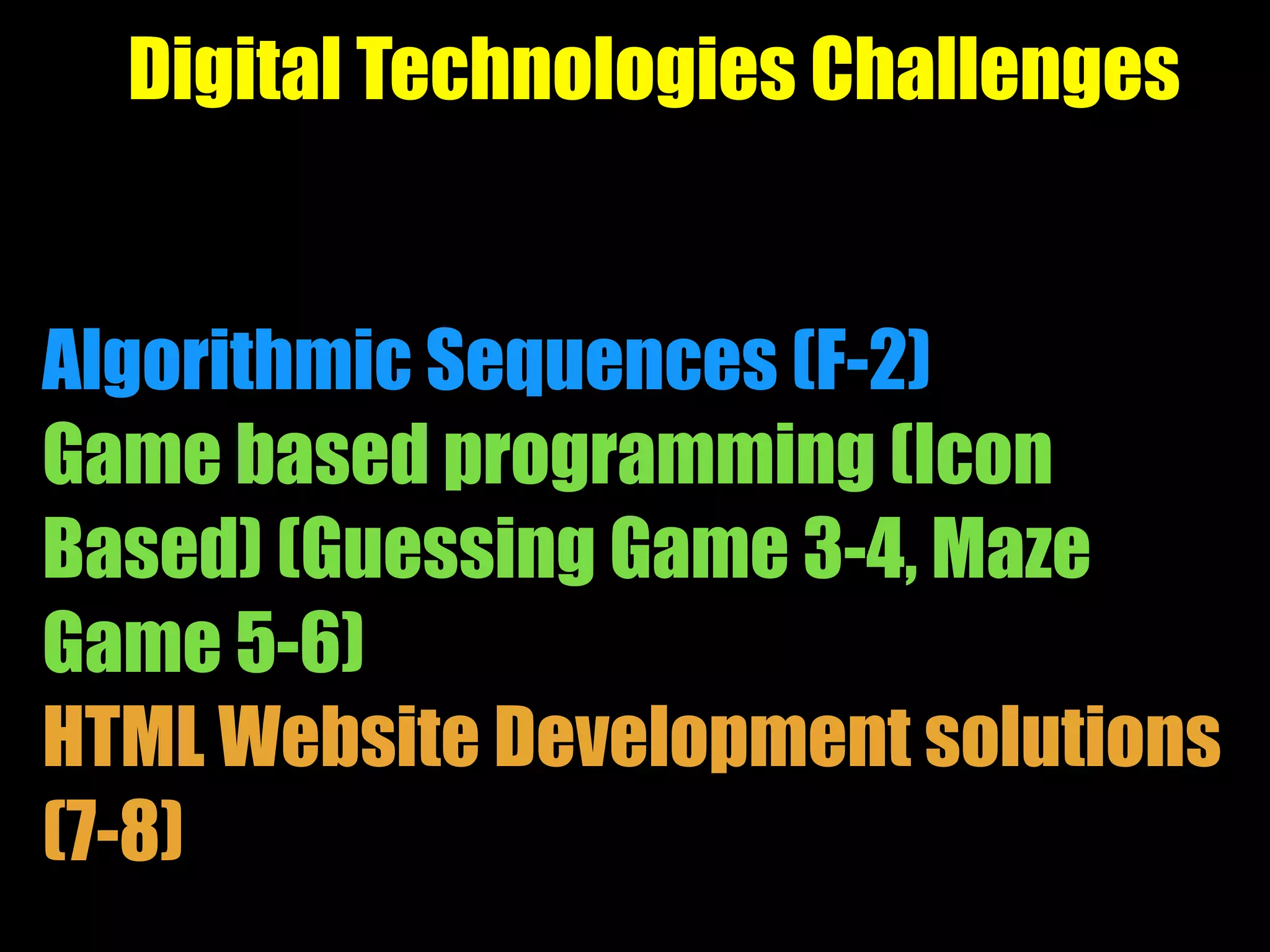 Lecture 6 Teaching Computational Thinking 2016 | PPT