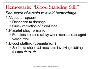 Lecture 6 the cardiovascular system blood | PPT