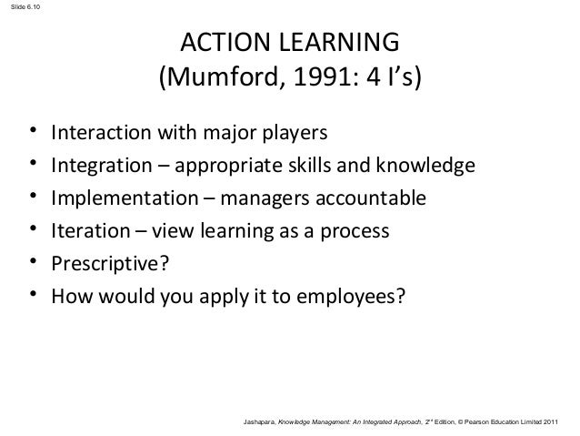 Lecture 6 the learning organisation