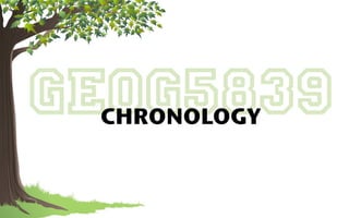 GEOG5839.06, The principle of cross dating | PDF