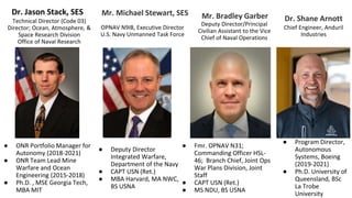 Lecture 6 - Technology, Innovation and Great Power Competition - Autonomy and Unmanned Systems ...