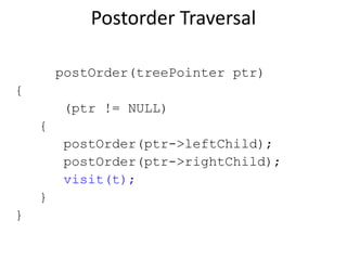 Lecture 6 tree traversal | PPTX